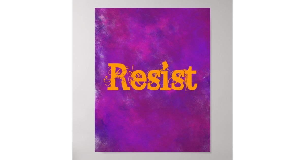 resist poster | Zazzle