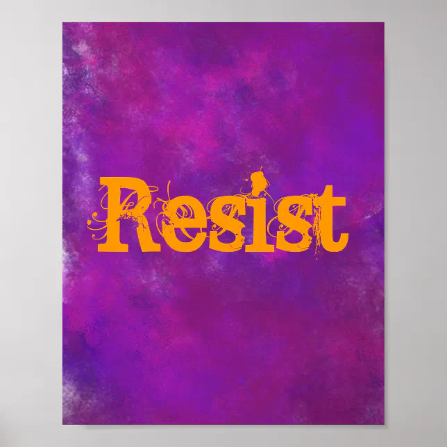 resist poster | Zazzle
