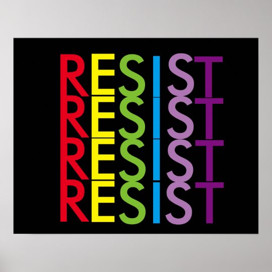 Resist! Poster | Zazzle.com