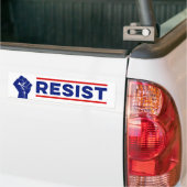 Resist Protest Anti-Trump Bumper Sticker | Zazzle