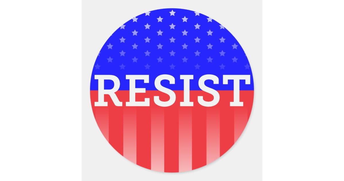 Resist Sticker | Zazzle