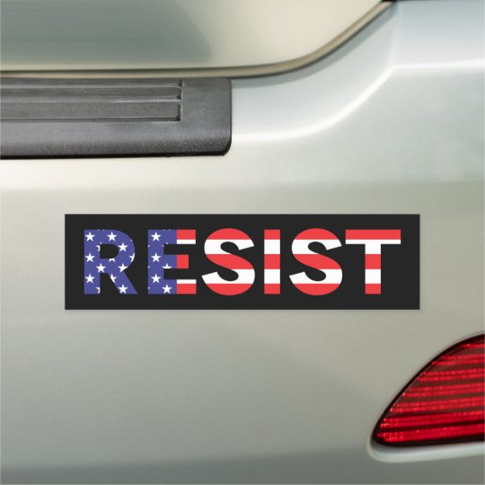 RESIST | United States Flag Car Magnet | Zazzle.com