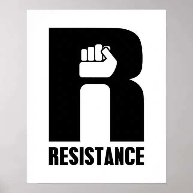Resistance Poster | Zazzle