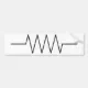 Resistor Symbol Bumper Sticker | Zazzle