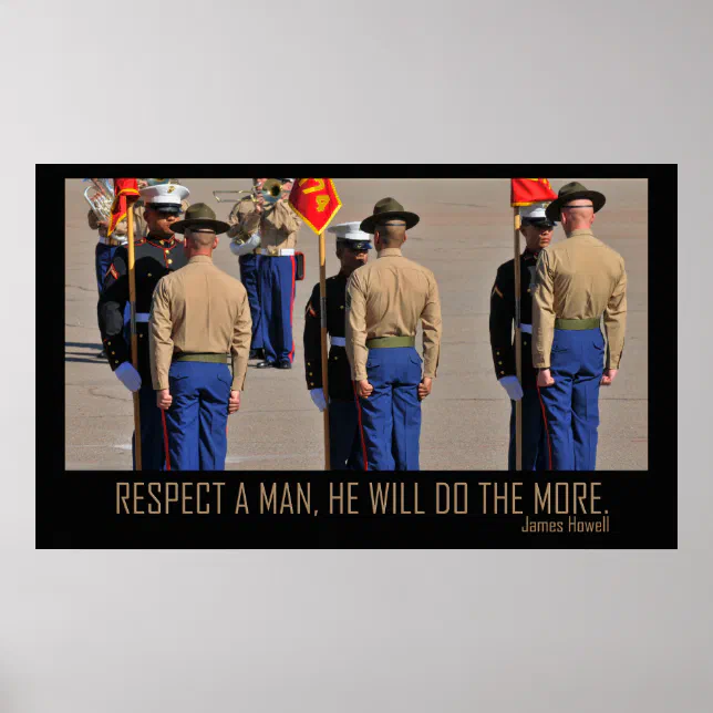 Respect A Man Poster | Zazzle
