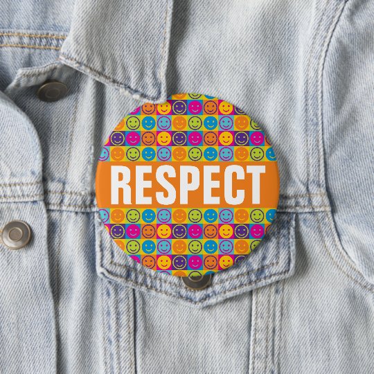 RESPECT Anti-bullying Button | Zazzle.com
