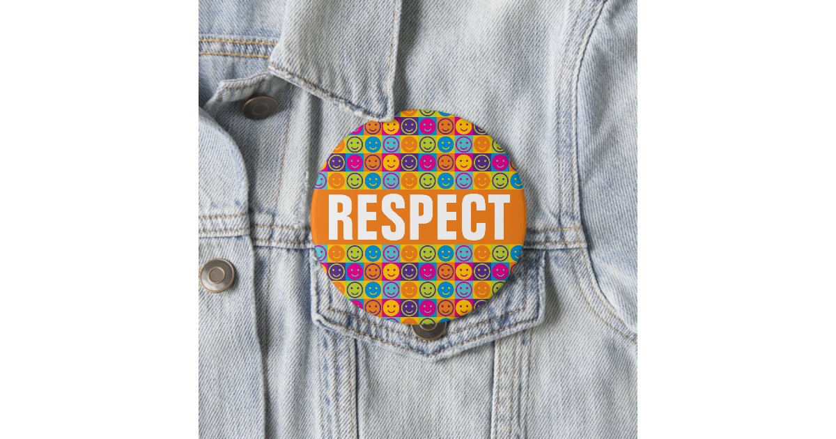 RESPECT Anti-bullying Button | Zazzle