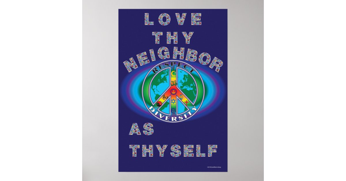 RESPECT DIVERSITY POSTER | Zazzle