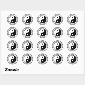 Respect Honor Integrity Karate Classic Round Sticker | Zazzle