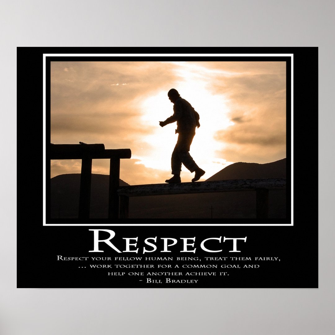 Respect Poster | Zazzle