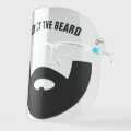 Respect the beard funny transparent face shield | Zazzle