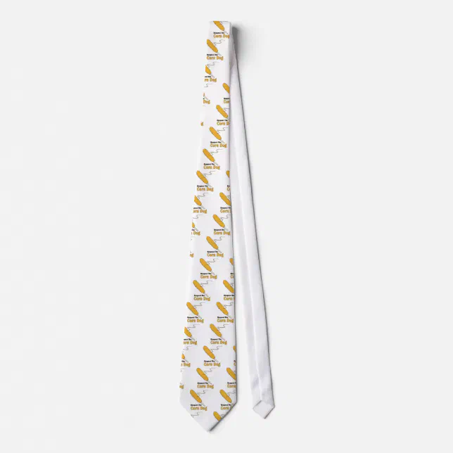 Respect The Corn Dog? Neck Tie | Zazzle