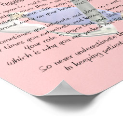 Respiratory Therapist Poem/Poster Poster | Zazzle