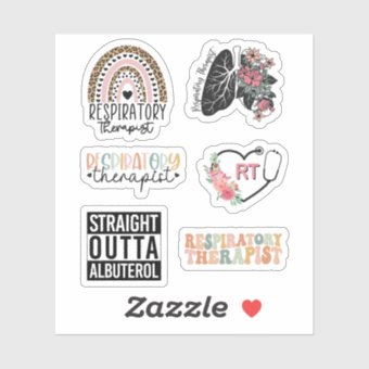 Respiratory Therapist Respiratory Therapy RT Gifts Sticker | Zazzle