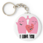 Respiratory Therapy I Lung You! Lungs Keychain RT | Zazzle