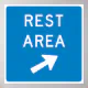 Rest Area Highway Sign | Zazzle