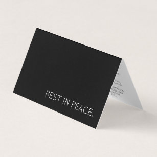 Rest In Peace Cards | Zazzle