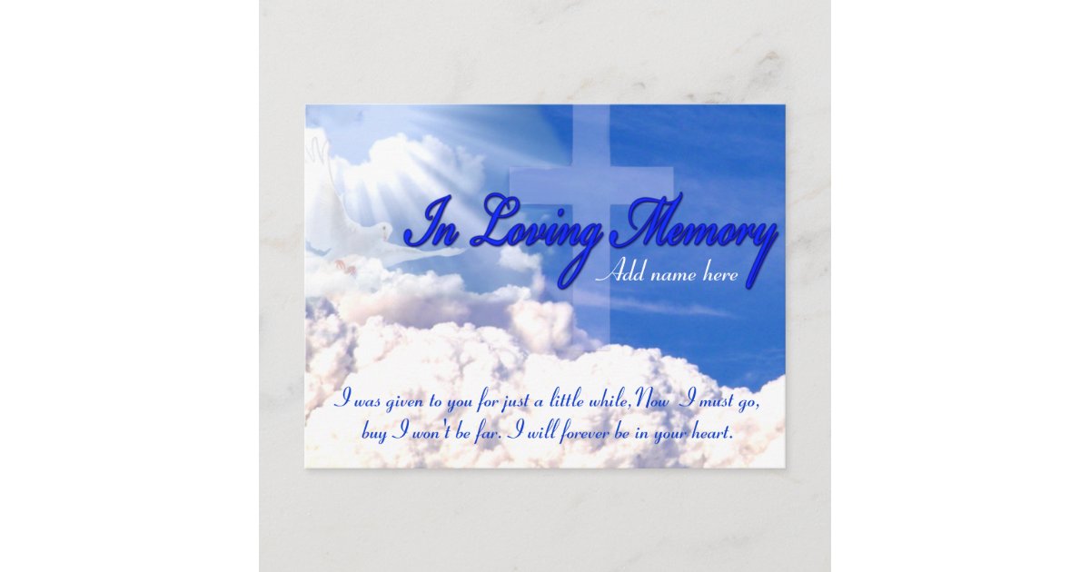 Rest In Peace_ Postcard | Zazzle