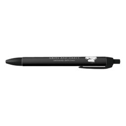 Restaurant Black White Chef Hat Promotional Black Ink Pen | Zazzle