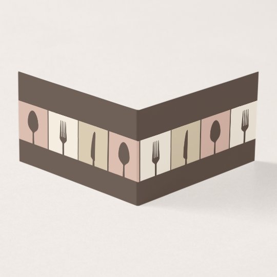 Restaurant Cafe Menu Business Folded Tent Cards | Zazzle.com