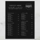 Restaurant Takeout Catering Black Logo Menu | Zazzle