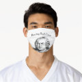Resting Bach Face Classical Music Composer Adult Cloth Face Mask | Zazzle