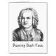 Resting Bach Face Classical Music Composer Card | Zazzle