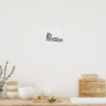 Resting Tiger Drawing Poster | Zazzle