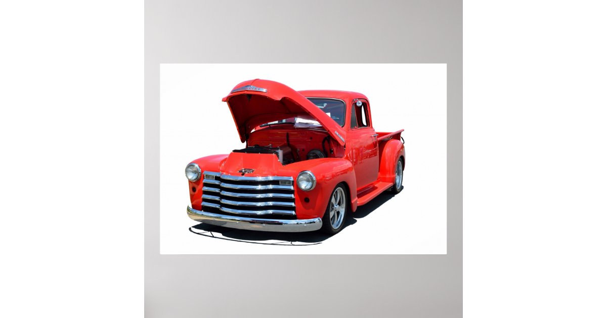 Restored Chevrolet Pickup Truck Poster | Zazzle