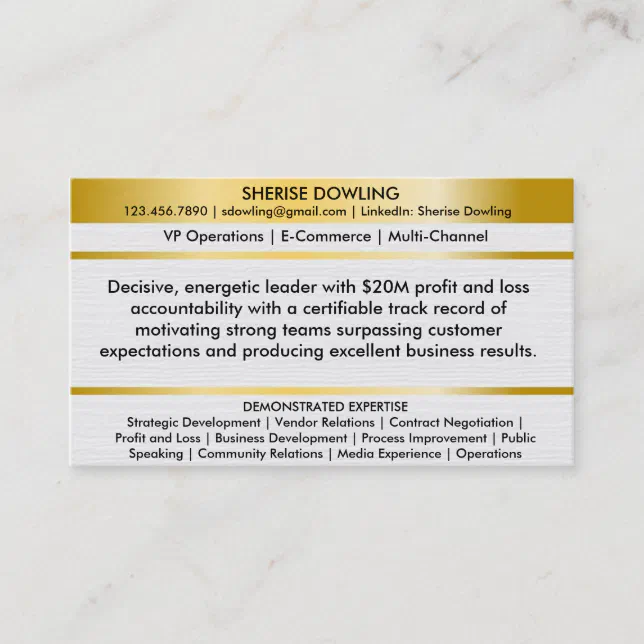 Résumé Networking Cards | Zazzle
