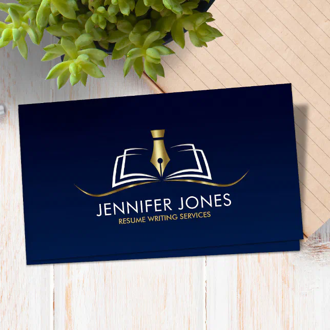 Resume Writing Services Professional Business Card | Zazzle