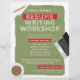 Resume Writing Workshop Business Flyer | Zazzle