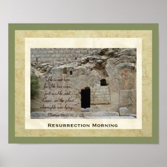 Resurrection Morning Poster | Zazzle