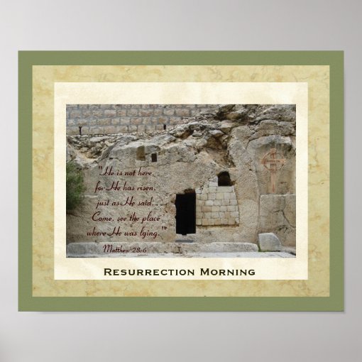 Resurrection Morning Poster | Zazzle