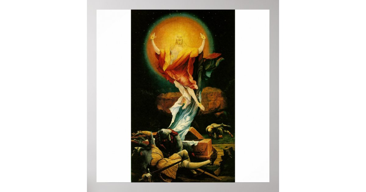 Resurrection of Christ - Poster - White background | Zazzle