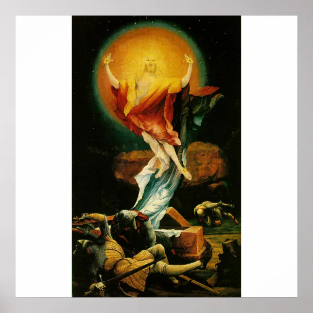 Resurrection of Christ - Poster - White background | Zazzle