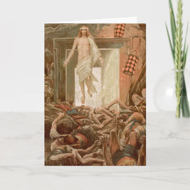 Resurrection of Jesus Christ, by James Tissot Holiday Card | Zazzle