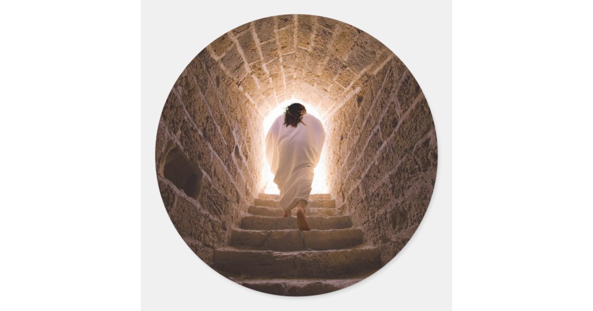 Resurrection of Jesus Christ stickers | Zazzle