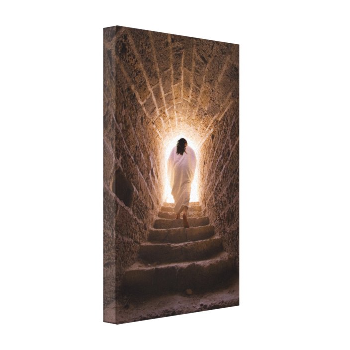 Resurrection of Jesus Christ wrapped canvas print | Zazzle.com
