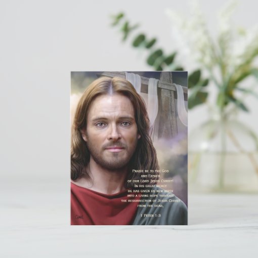 Resurrection of Jesus Painting Easter Postcards | Zazzle