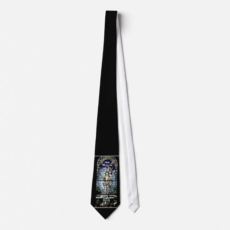 Resurrection of Jesus Stained Glass Window Tie | Zazzle