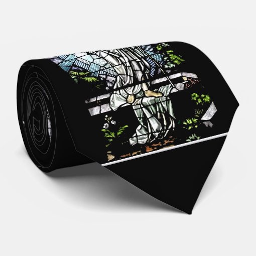 Resurrection of Jesus Stained Glass Window Tie | Zazzle