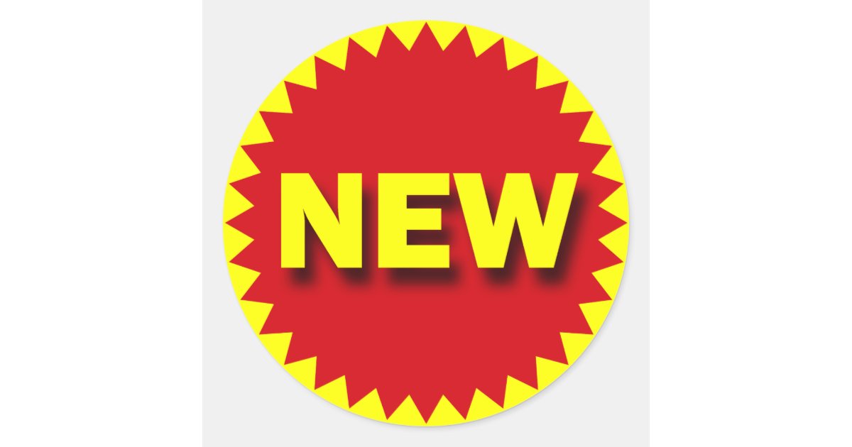 RETAIL BADGE - NEW CLASSIC ROUND STICKER | Zazzle