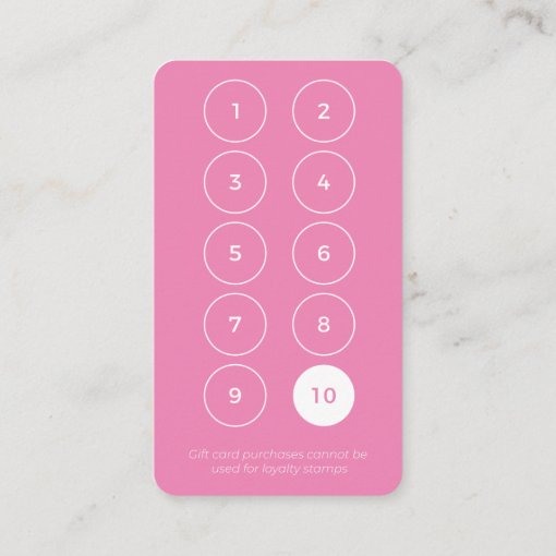 Retail/Boutique Customer Loyalty Rewards Cards | Zazzle