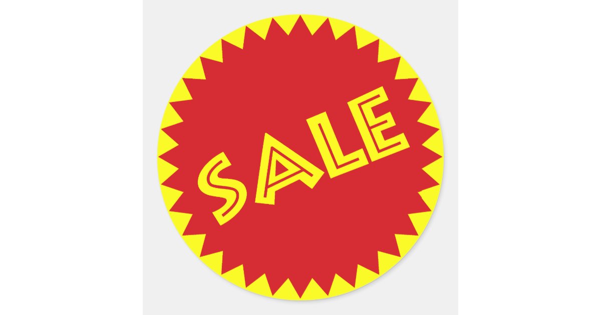 RETAIL SALE STICKER | Zazzle