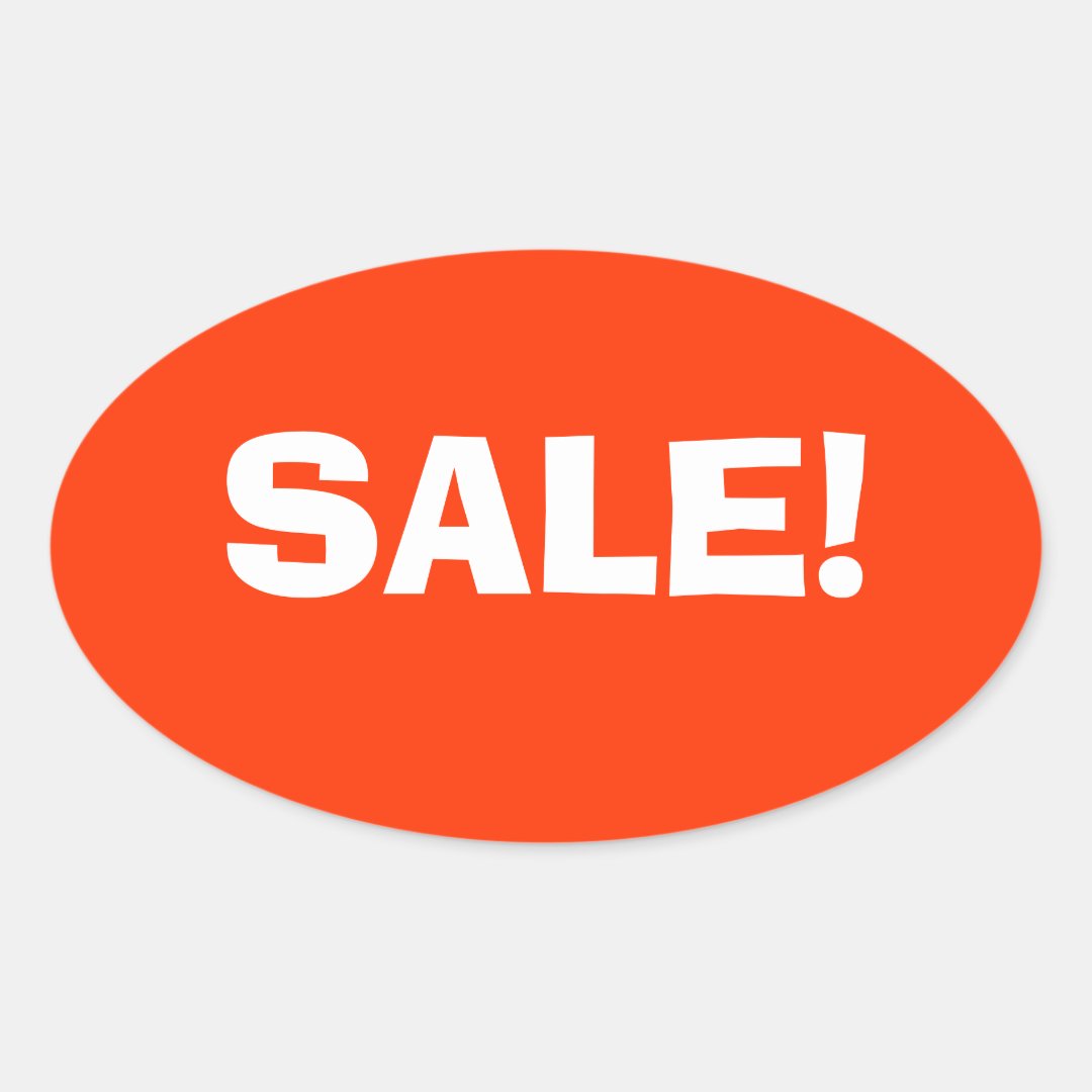 Retail Sale Sticker | Zazzle