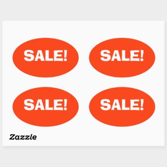 Retail Sale Sticker | Zazzle