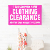 Retail sale store shop business signage banner | Zazzle