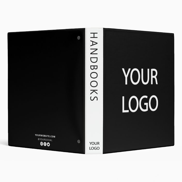 Retail Store/Boutique Employee Handbooks 3 Ring Binder | Zazzle.com