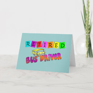 Bus Driver Retirement Gifts on Zazzle